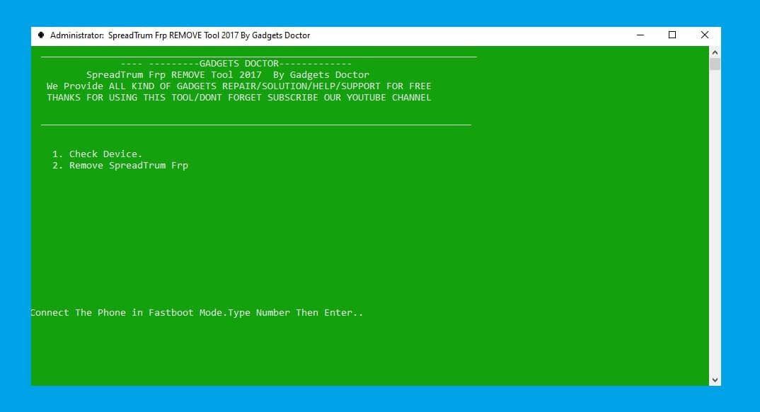 SPD FRP Tool Fastboot Download Remove FRP Spreadtrum
