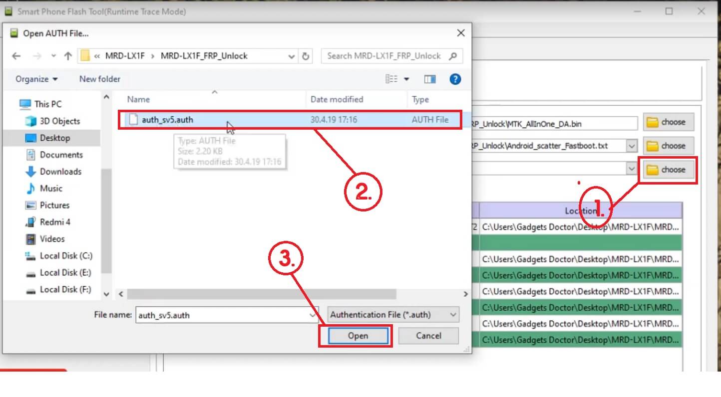Realme C11 RMX2185 Unlock FRP & Pattern File (Without Auth) SP Tool