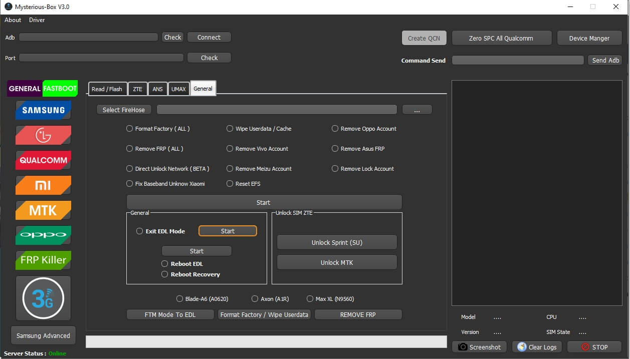 Download FRP Removal Tool for PC Free | Mysterious-Box V5.0