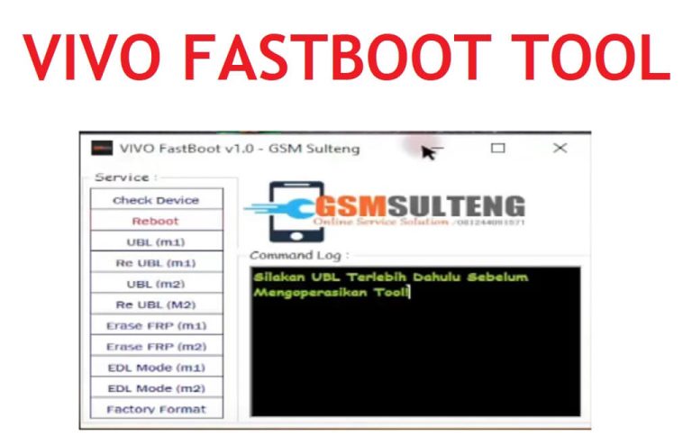 VIVO Fastboot Tool V1.0 Download Latest Erase FRP, Reboot to EDL tool