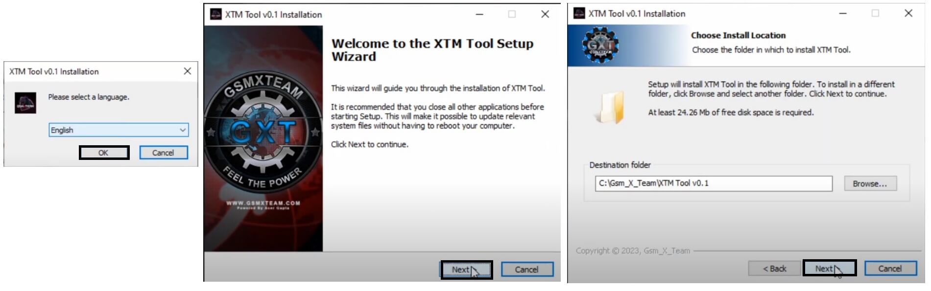 XTM Tool V1.0 Download latest Version Free By GSM X TEAM