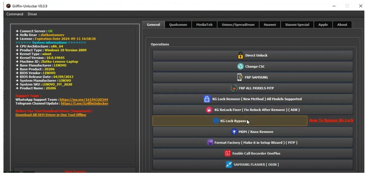 Griffin Unlocker Tool v2025.10.30 Setup Download (Latest Version)