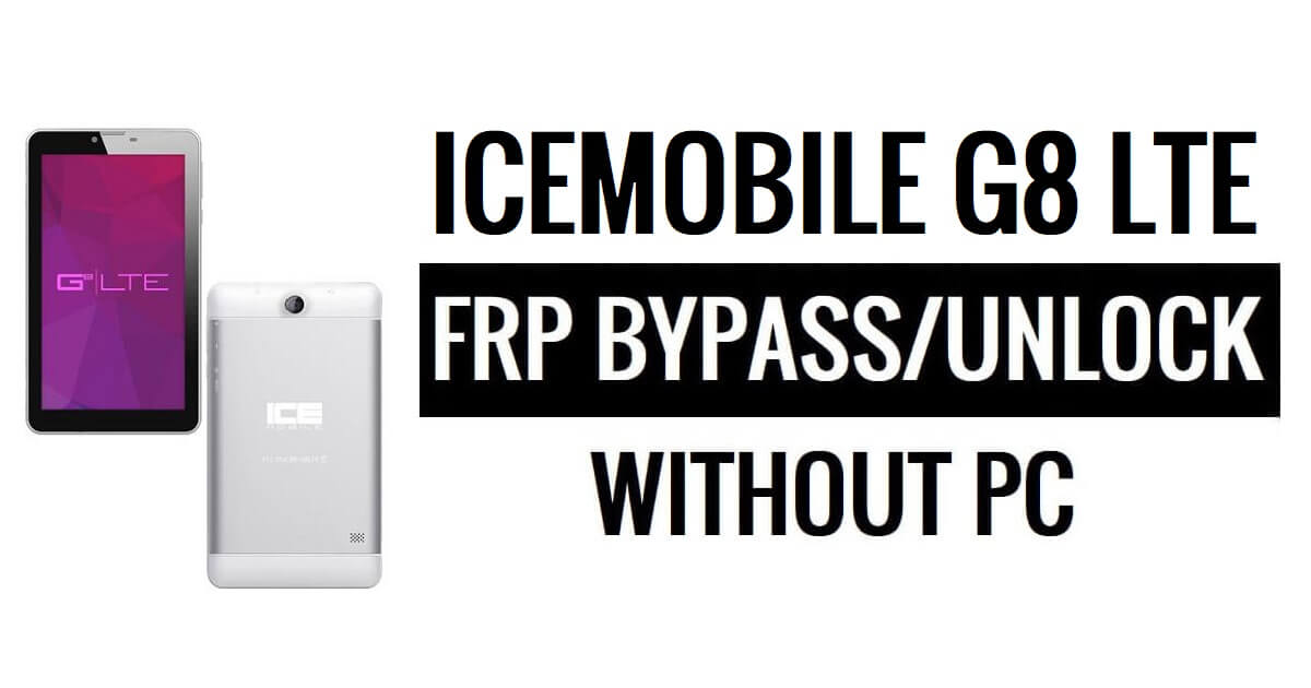 Icemobile G8 LTE FRP contourner Google Gmail déverrouiller Android 5.1