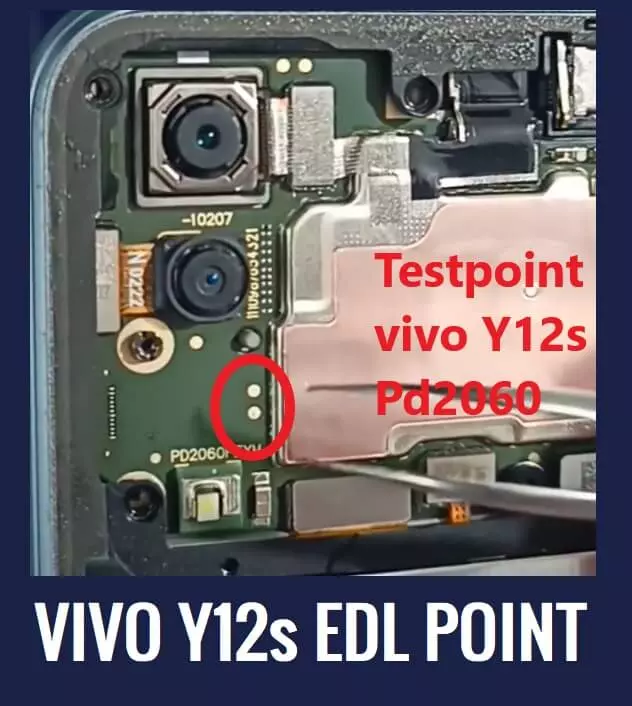 Vivo Y12s EDL Point (Test Point) Reboot to EDL Mode 9008 - Frp Bypass Files
