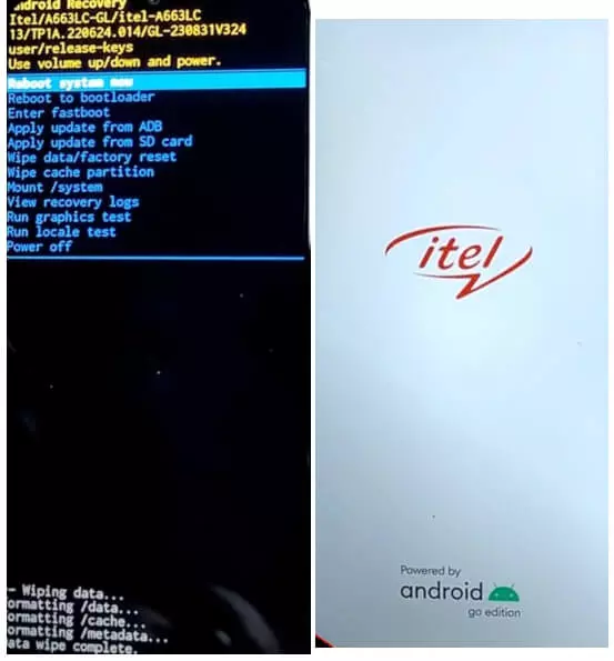 Itel A05s Hard Reset & Factory Reset – How To Erase Data? - Frp Bypass Files