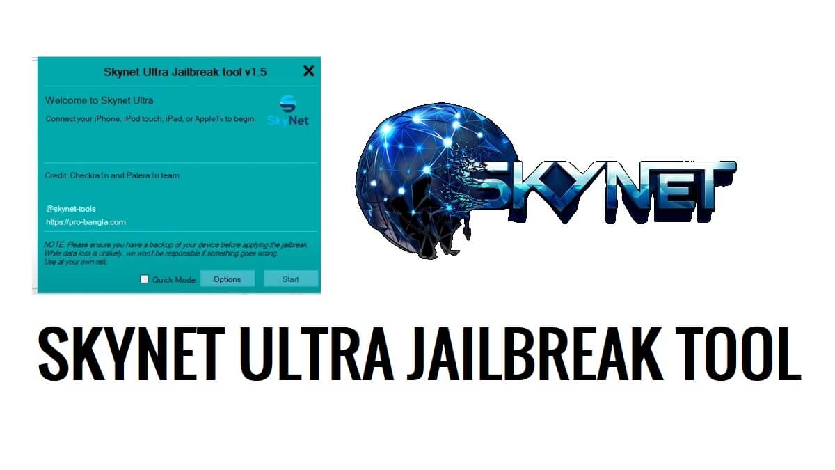 SkyNet Ultra Jailbreak Tool v1.6 Download for iOS 12 - 17 [Latest]