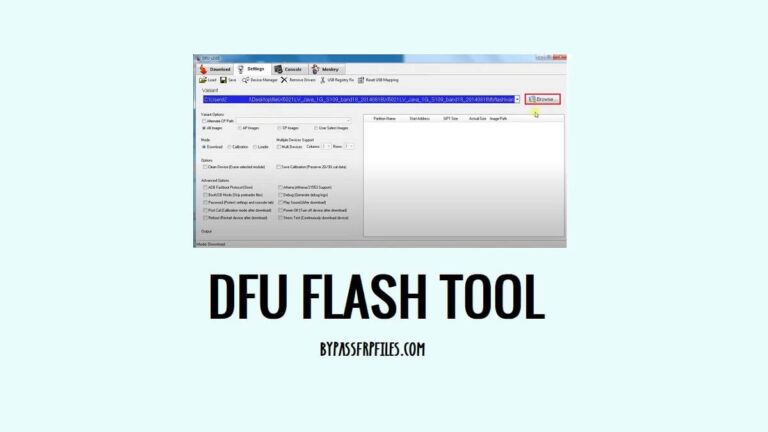 Download DFU Flash Tool Latest Version [All Free] - Frp Bypass Files