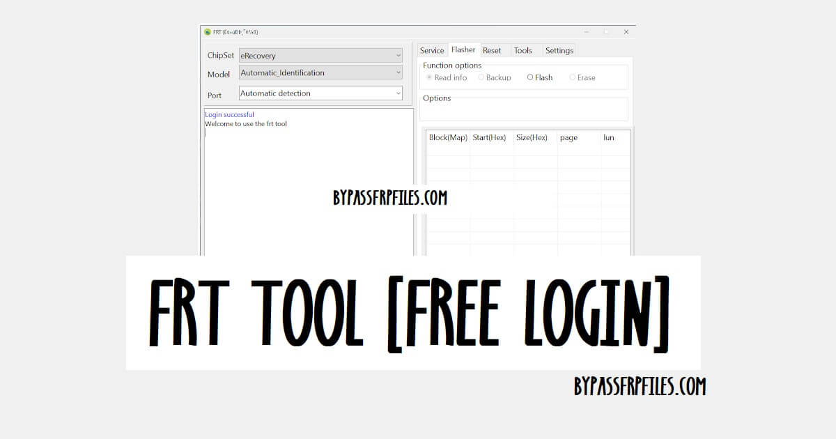 FRT Tool Download v1.0.8 [Latest Version] Free Login - Frp Bypass Files