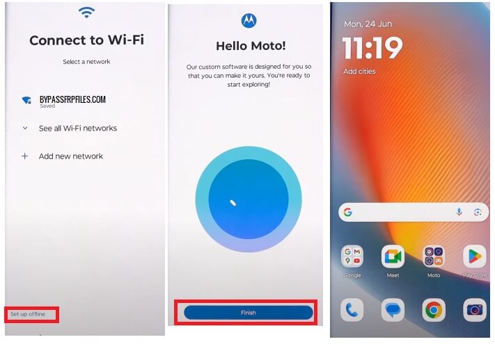 Motorola Moto G85 Bypass FRP Google Lock - Android 14 - Frp Bypass Files