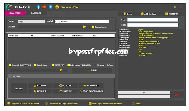 Download KS Tool V3.0 Latest Version With Free Login - Frp Bypass Files