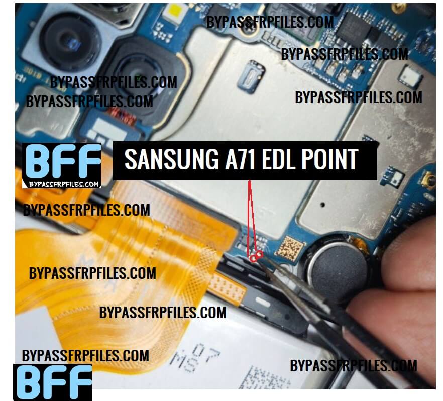 Samsung Galaxy A71 SM-A715F EDL Point (Test Point)