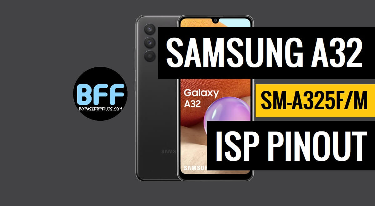 Samsung Galaxy A32 SM-A325F/M EMMC ISP Pinout | Test Point