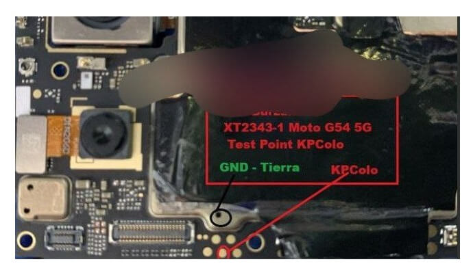 Moto G54 5G Test point - Force to Flash Mode - Frp Bypass Files