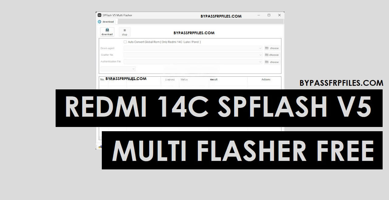 Redmi 14C SPFlash V5 Multi Flasher Connexion gratuite par Miko Force