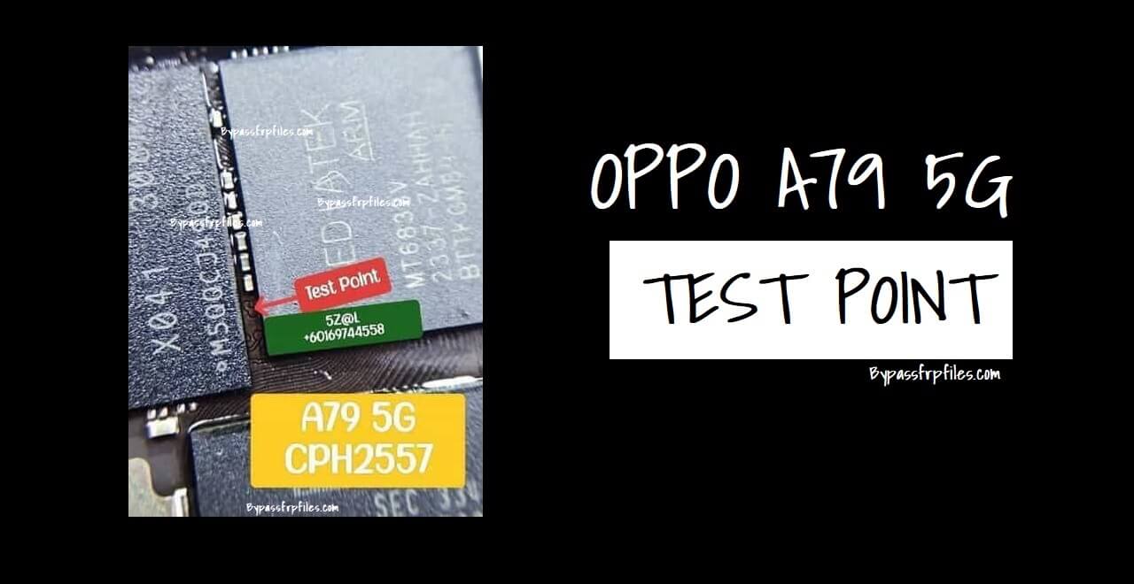 Oppo A79 5G (CPH2553/CPH2557) Test Point - Force to BROM
