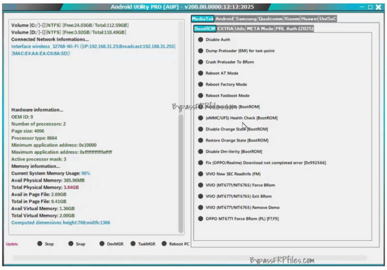 Android Utility Tool V200 Latest Version Download - Frp Bypass Files