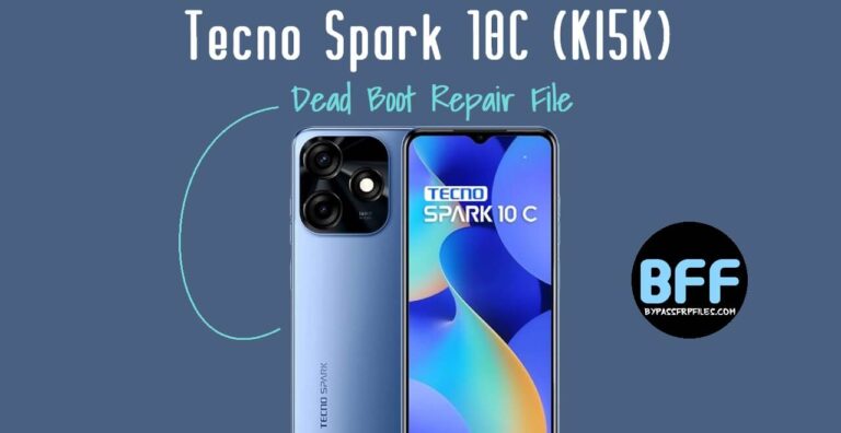 How to Tecno Spark 10C (KI5K) Dead Boot Repair (Easy Fix) - Frp Bypass ...