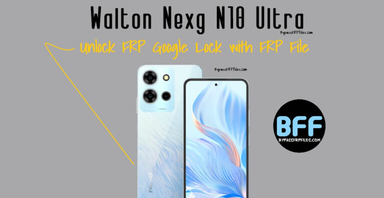 How to Unlock FRP Google Lock on Walton Nexg N10 Ultra - Frp Bypass Files