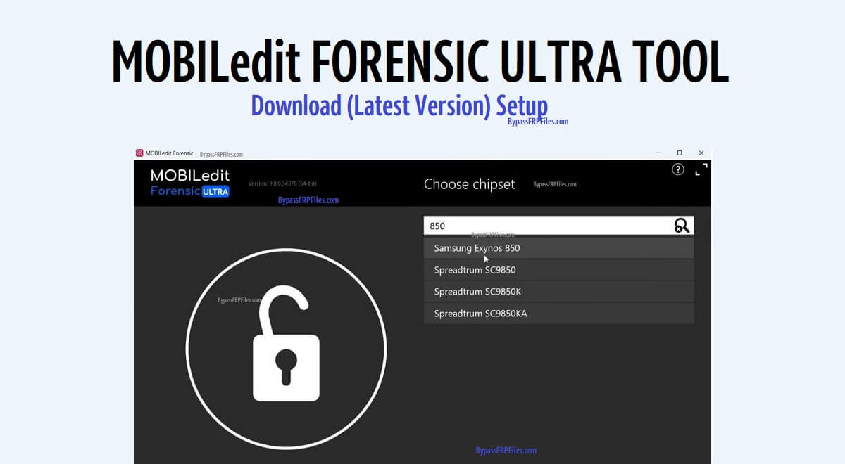 MOBILedit Forensic Ultra v9.8.0.34378 Download Latest Setup